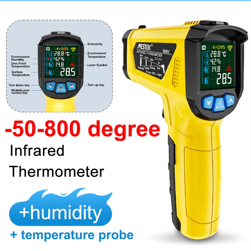 Handheld Thermometer High Precision Infrared Thermometer Temperature ...