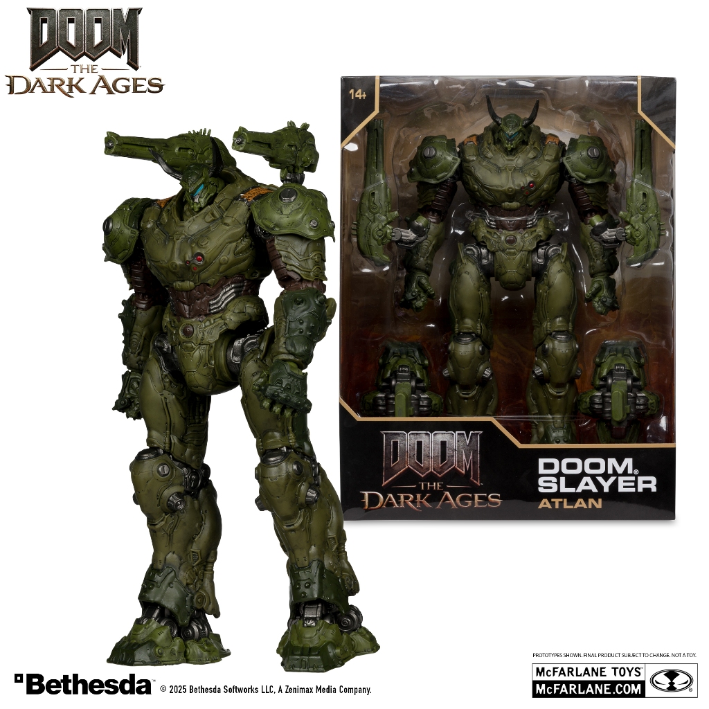 [In Stock] McFarlane Toys DOOM: The Dark Ages Doom Slayer Atlan 12-inch ...