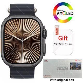 HK11 ULTRA 3 2nd Generation Smartwatch 49mm HD AMOLED 4G ROM Bluetooth ...