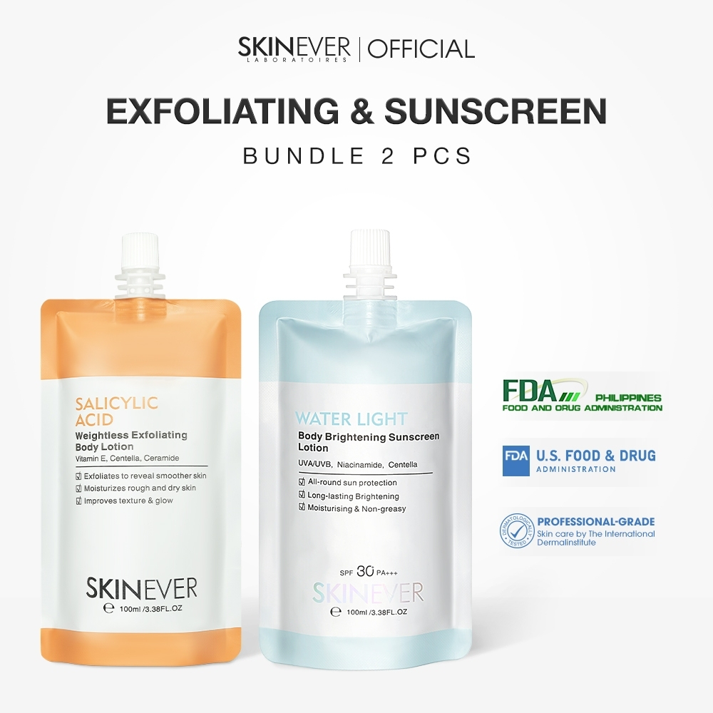 SKINEVER Niacinamide Body Sunscreen Centella Water Brightening ...