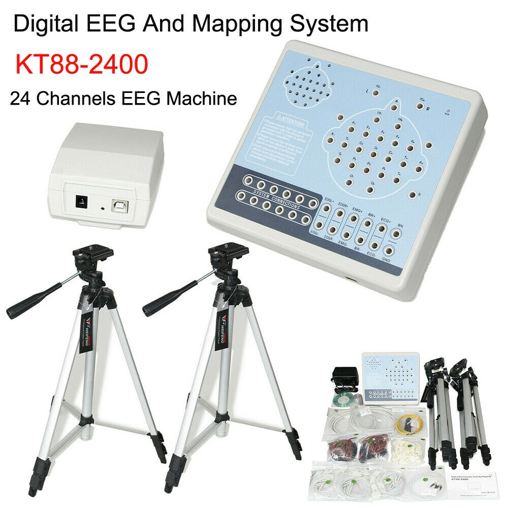 EEG machine CONTEC KT88-2400 Digital 24 Channel EEG and Mapping System ...