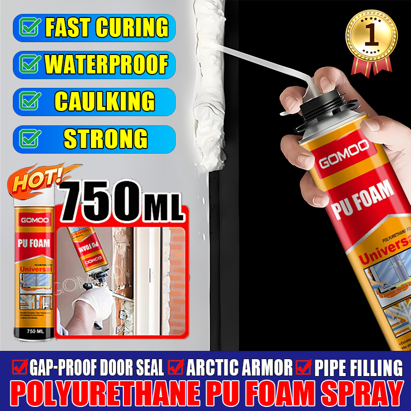 COD Polyurethane PU Foam Spray Polyurethane Foam Spray 750ML Easy ...