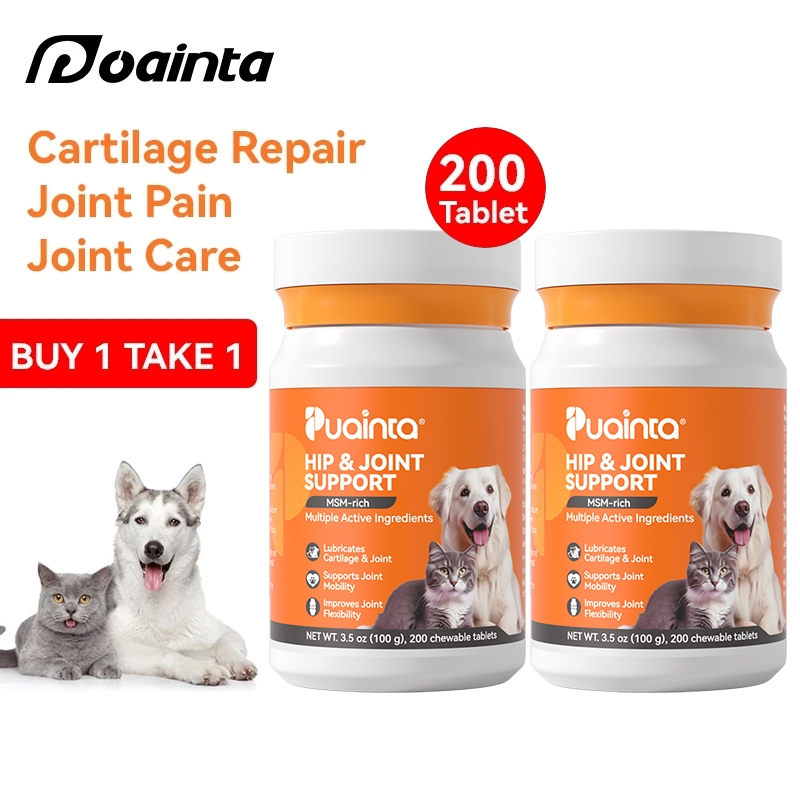 PUAINTA Pets Chondroitin Glucosamine for Dogs and Cats Bone and Joint ...