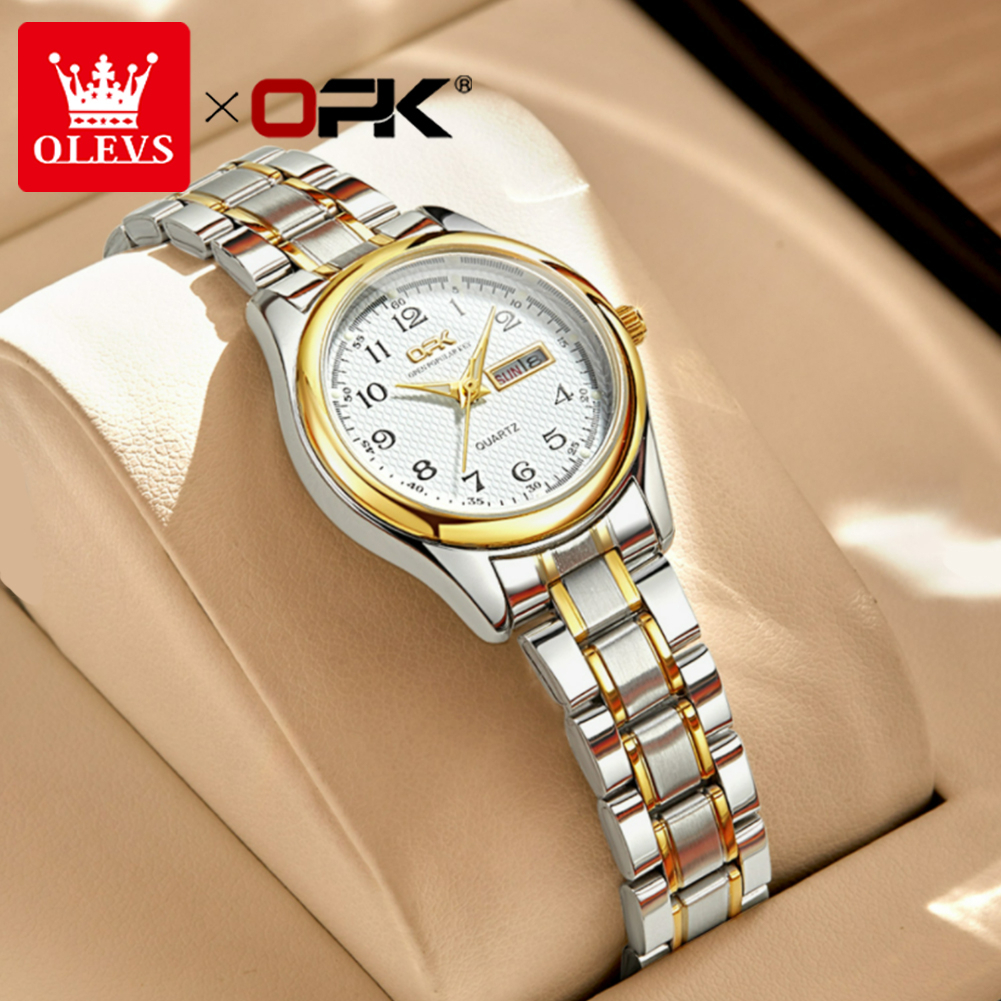 OPK Watch For Women Waterproof Original Stainless Quartz Luminous ...