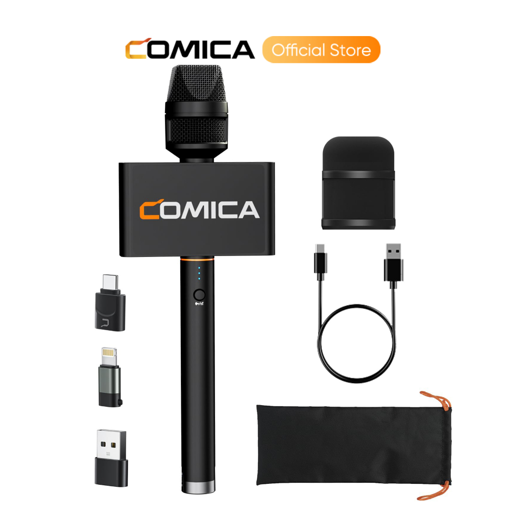 COMICA Revo S wireless microphone, Handheld Microphone for podcasting ...