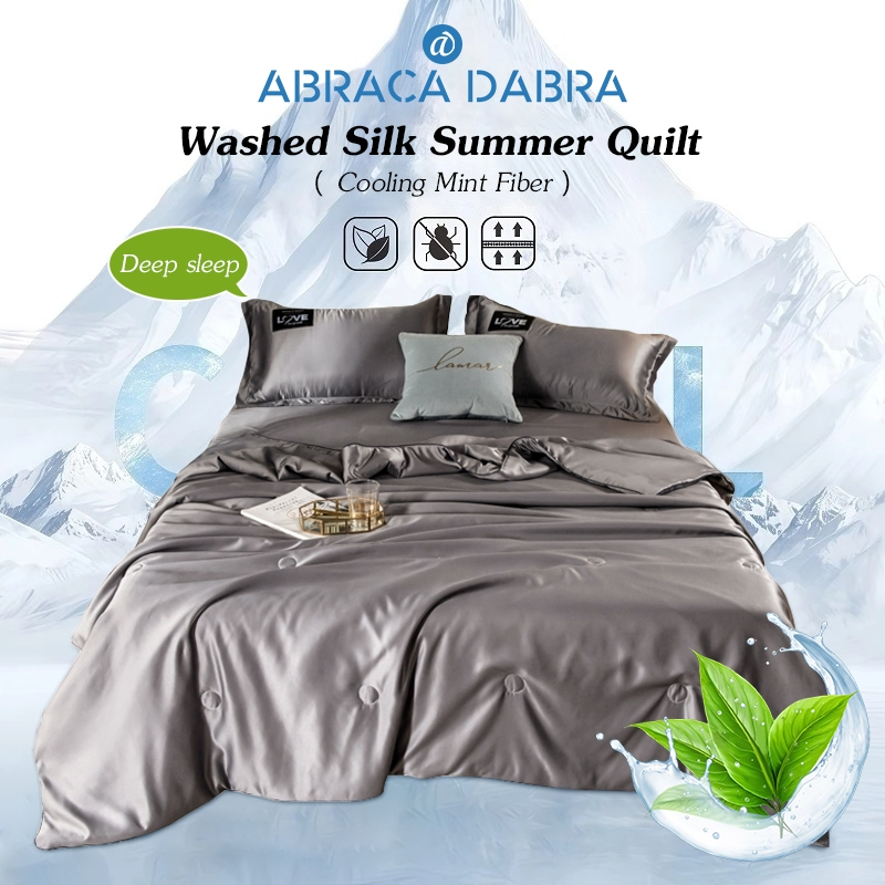 Abraca Dabra COD 11 Colors Plain Color Super Soft Silk Summer Quilt ...