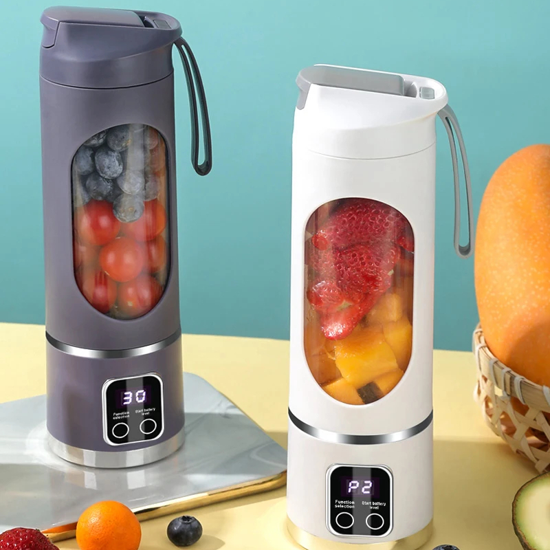Portable Fruit Juicer Blender 12 Blade Juice Mixer Mini Ice Blender USB ...