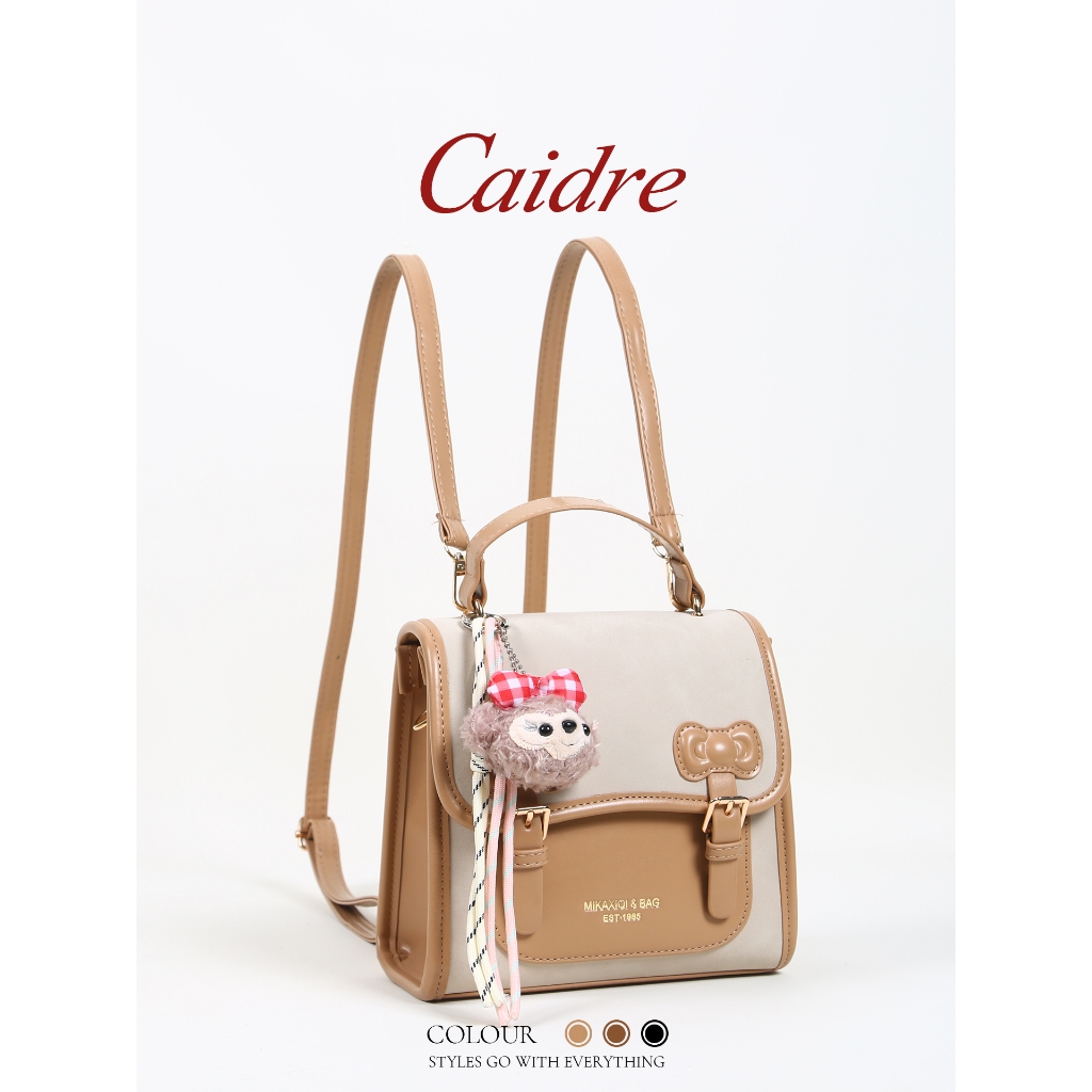 Caidre Retro Backpack Female School Bag Commuter Lightweight Travel ...