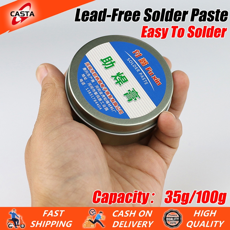 100g Solder Paste Soldering Flux Lead-free No-clean Solder Grease Iron ...