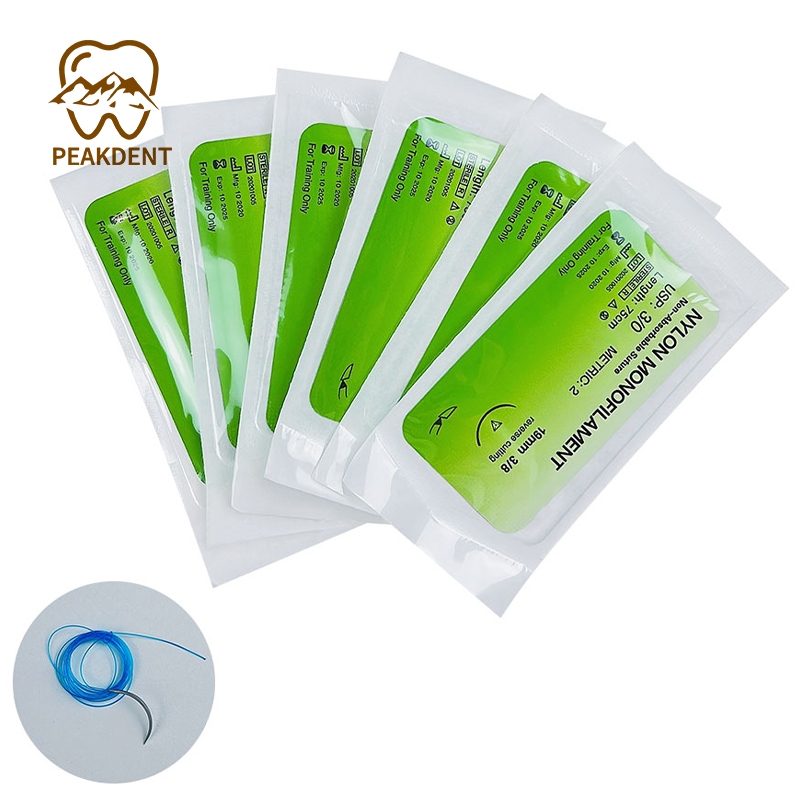 3/0 Medical Monofilament Nylon Individually Wrapped Veterinary Practice ...