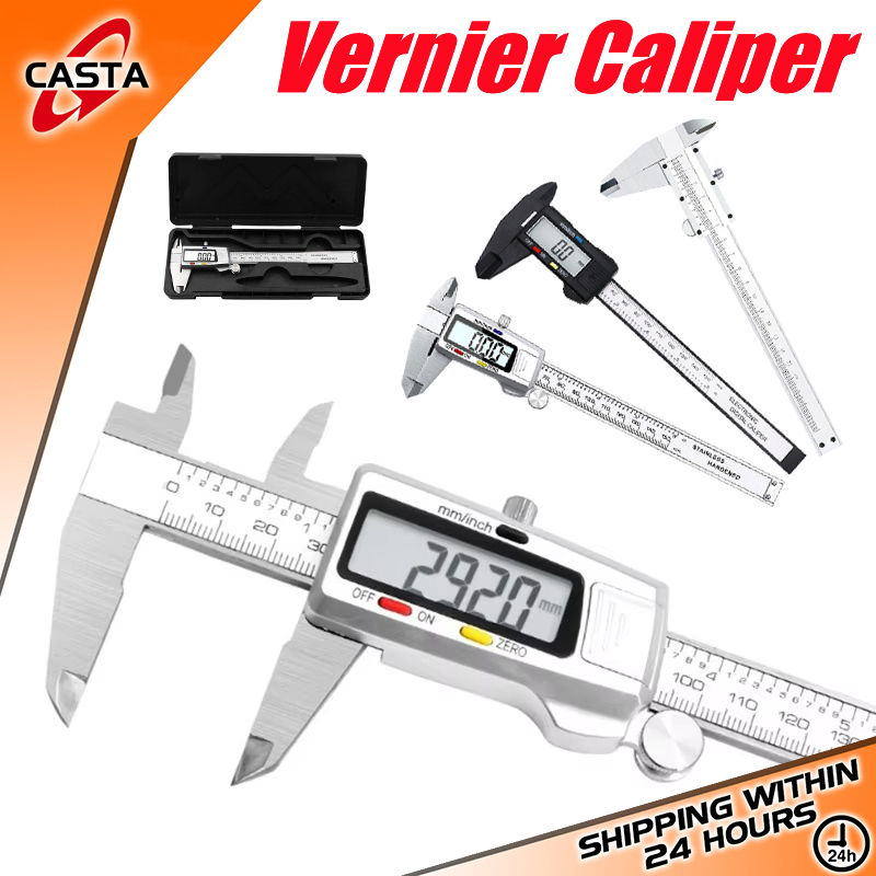 【Ship from Manila】Pure Stainless Steel 0-150mm 6Inch Digital Calipers ...