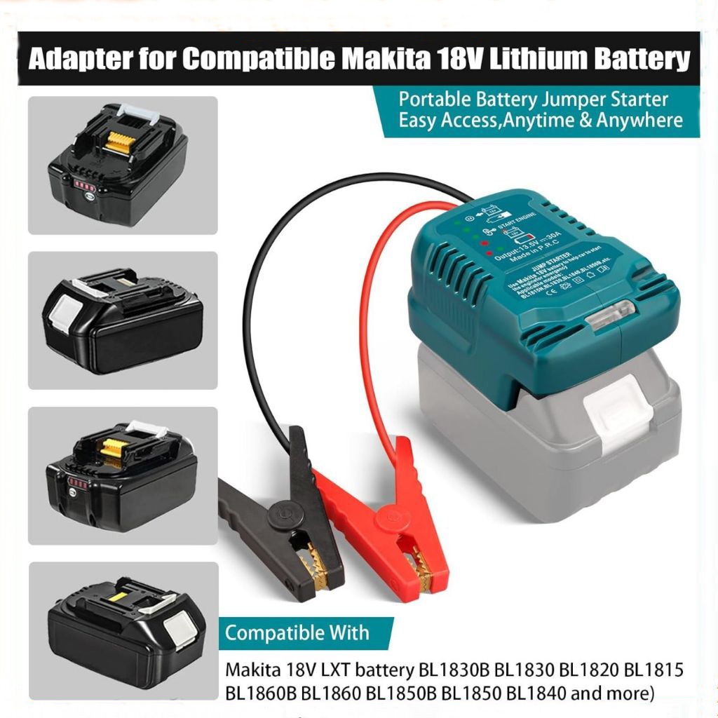 Makita Car emergency start Battery adapter for Drill battery converter ...