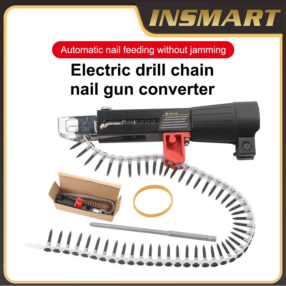 INSMART Automatic Nail Feeder Chain Air Nail Gun Accessories Automatic ...