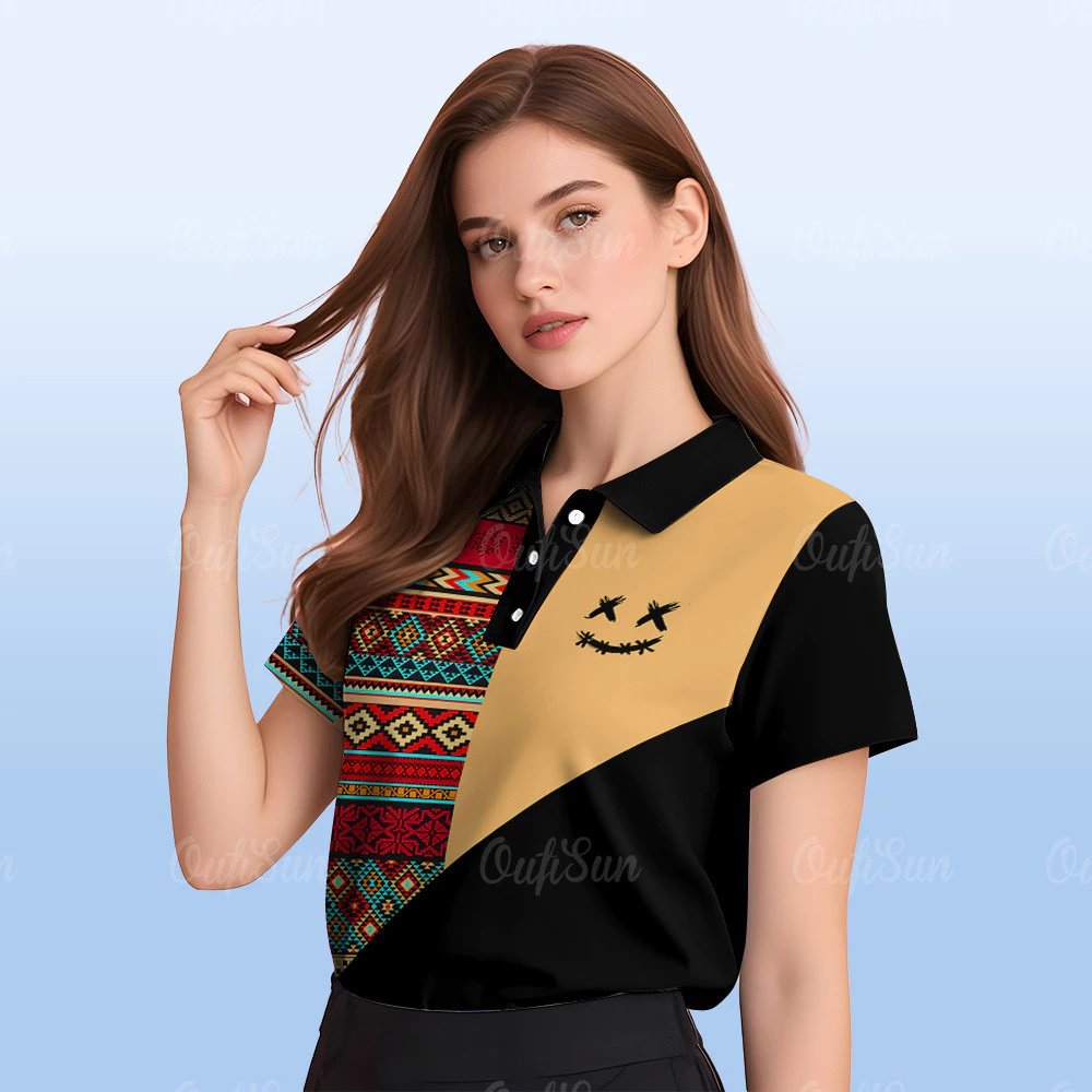 Modern Asean Attire For Women Barong Tagalog Ethnic Style Polo Shirts ...
