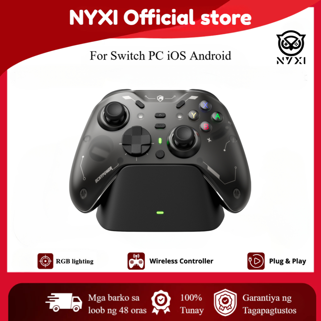 NYXI Wireless Controller Support Switch PC Android | Hall Joystick ...