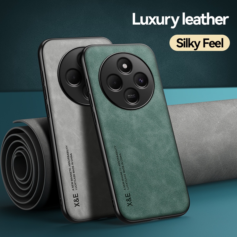 Luxury PU Leather Case Xiaomi POCO C75 Casing C65 Mi POCO X5 X6 Pro X7 ...