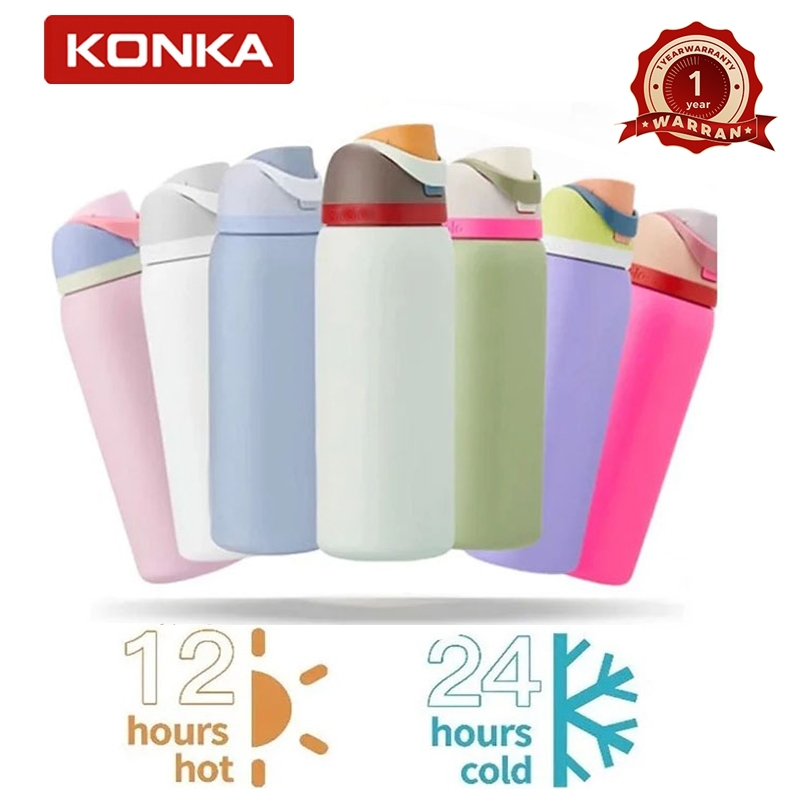 KONKA × Owala FreeSip Insulated Stainless Steel Water Bottle with Straw ...