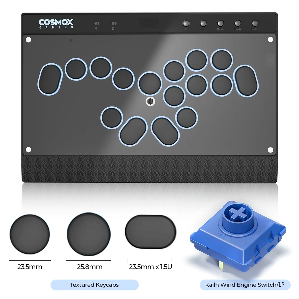 Haute42 Magnetic Hitbox Leverless Controller Game Controller For PC/PS4 ...