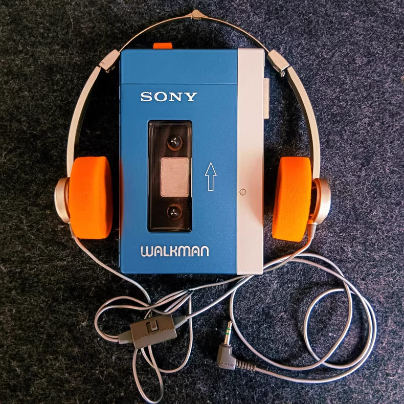 1979 Sony TPS-L2 Walkman + 70s Style Headphones #408825 A very new and ...