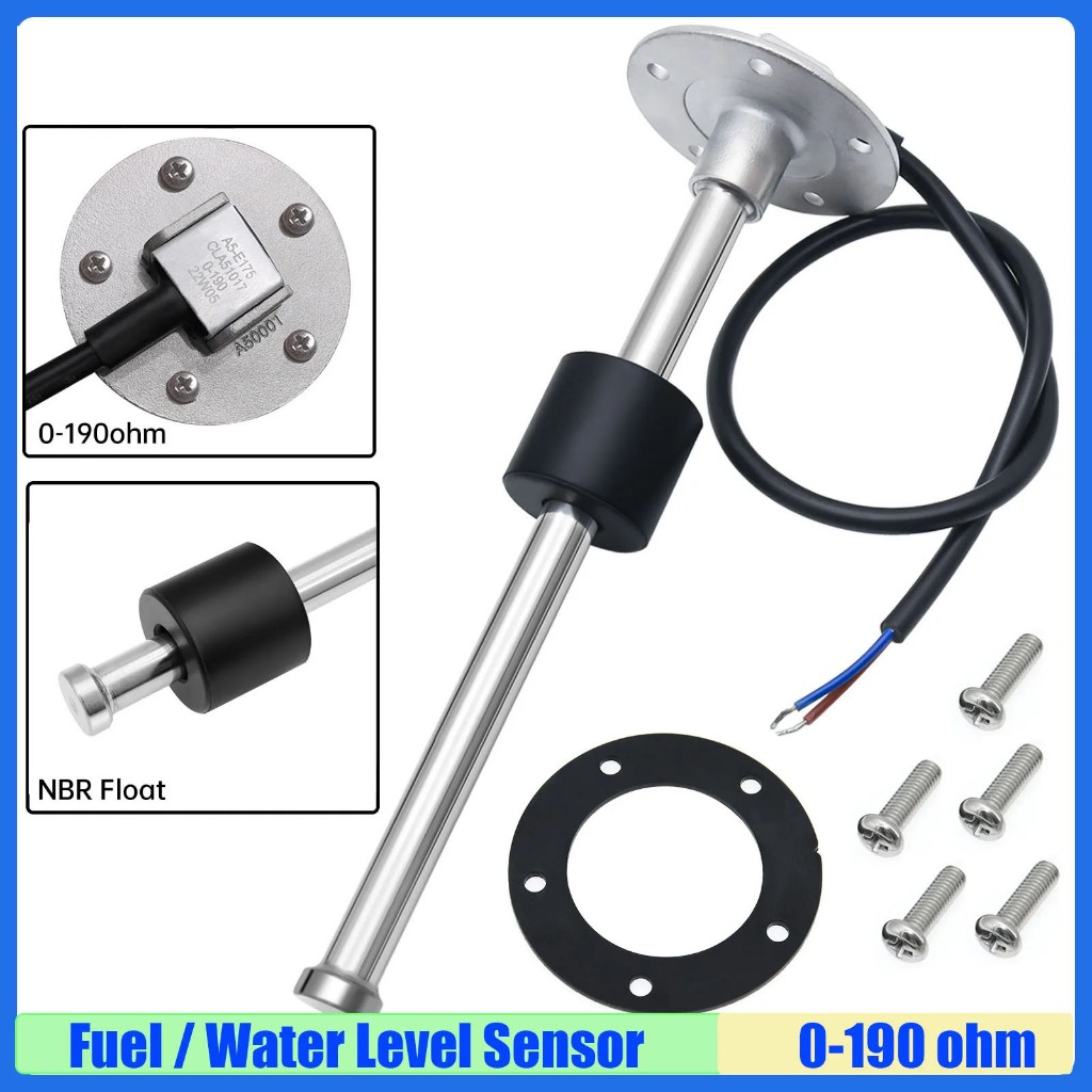 304 Stainless Steel 0-190 ohm Fuel Level Sensor Custom 1000mm Water ...