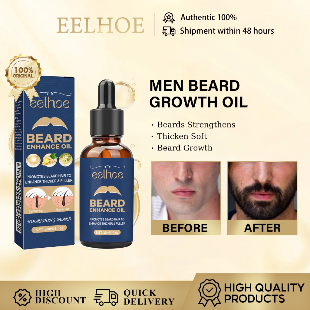EELHOE 𝙊𝙍𝙄𝙂𝙄𝙉𝘼𝙇 Beard oil Men Beard Growth Oil Beard Enhance Oil Beard ...