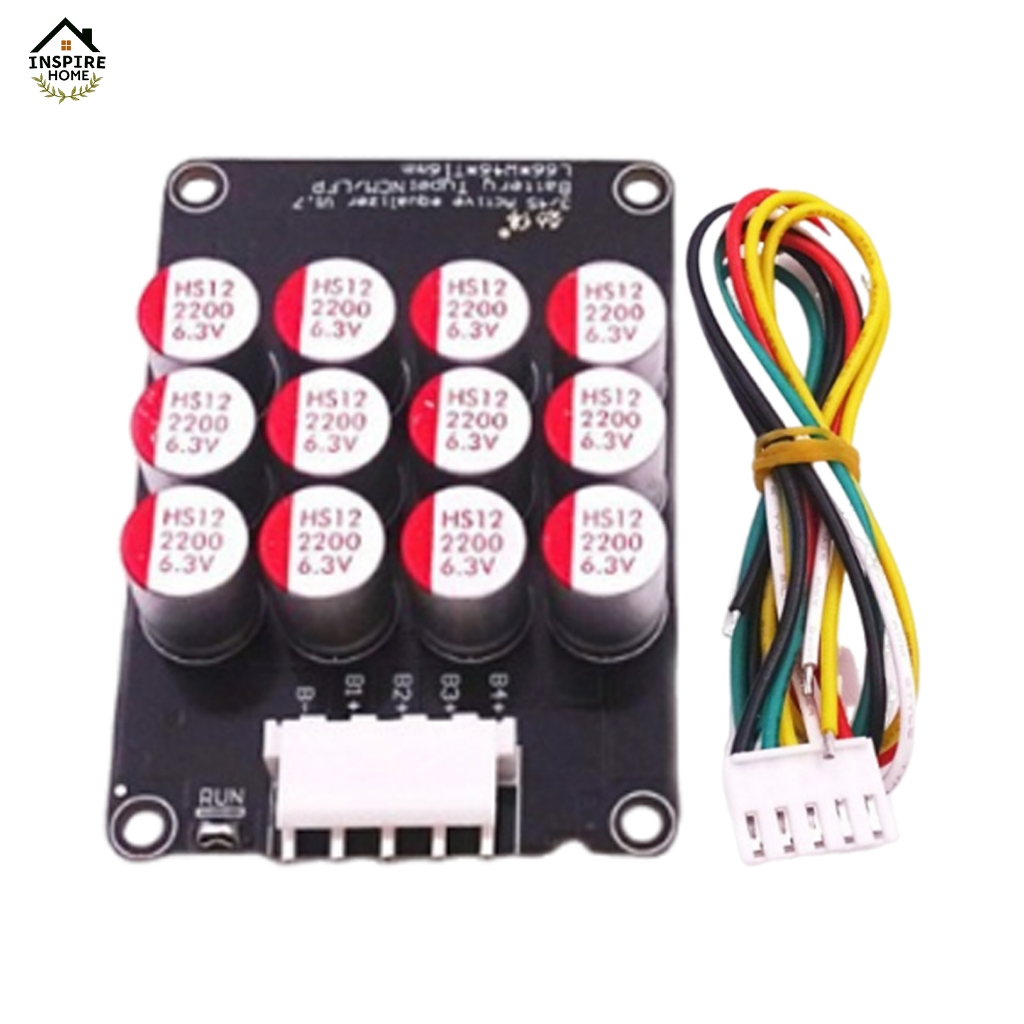 4S 5A Battery Active Equalizer BMS Balancer Lipo Li-ion LFP LiFePO4 Lithium Battery Balance ...