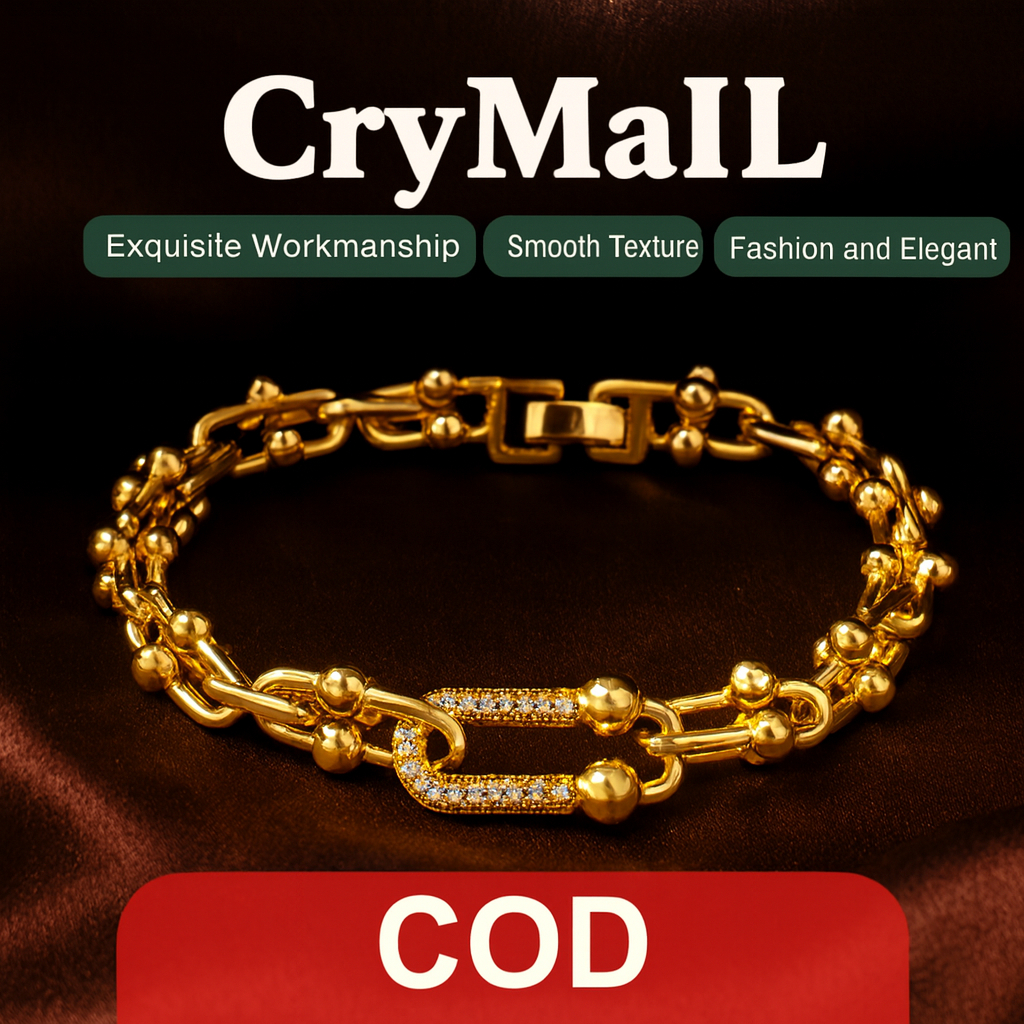 18K Saudi Gold Bracelet for Women | Pawnable U-Clip Chain Design | Non ...