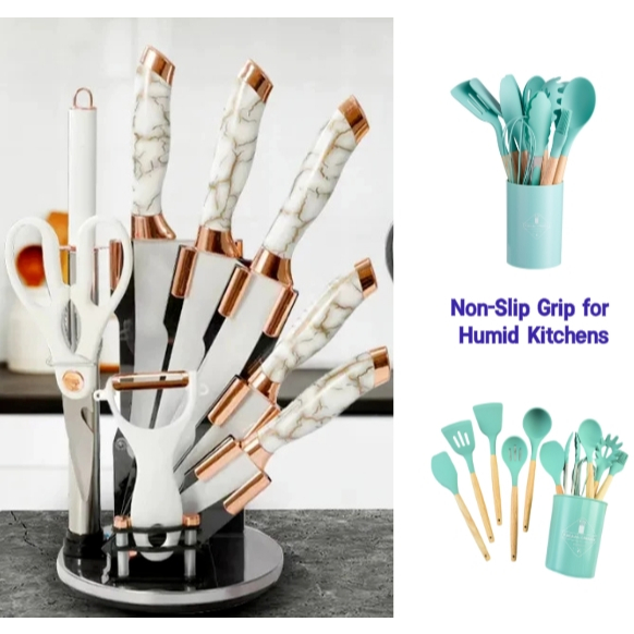 Kitchen set chopping boardni kuya knife original nife gyuto knife 9pcs ...