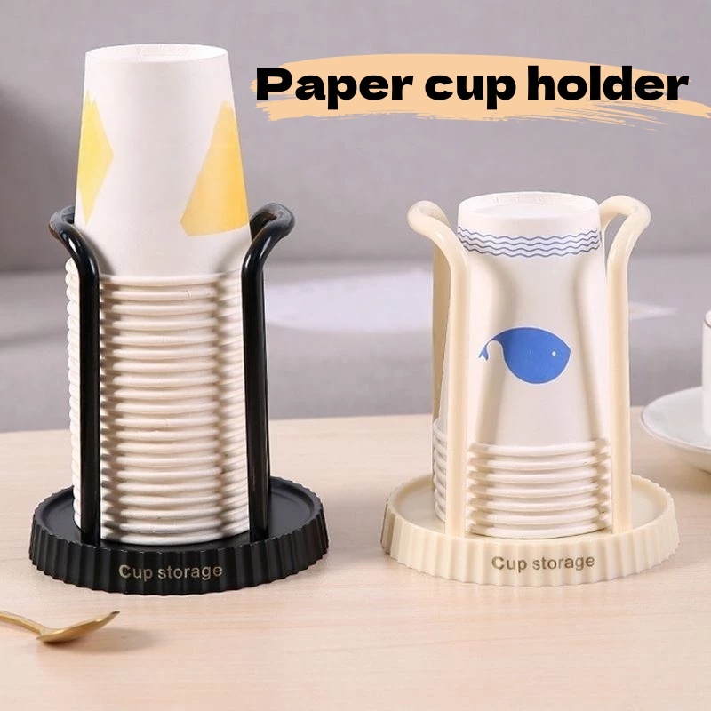Sturdy Metal Cup Rack for Disposable Paper Cups - Milk Tea Storage ...