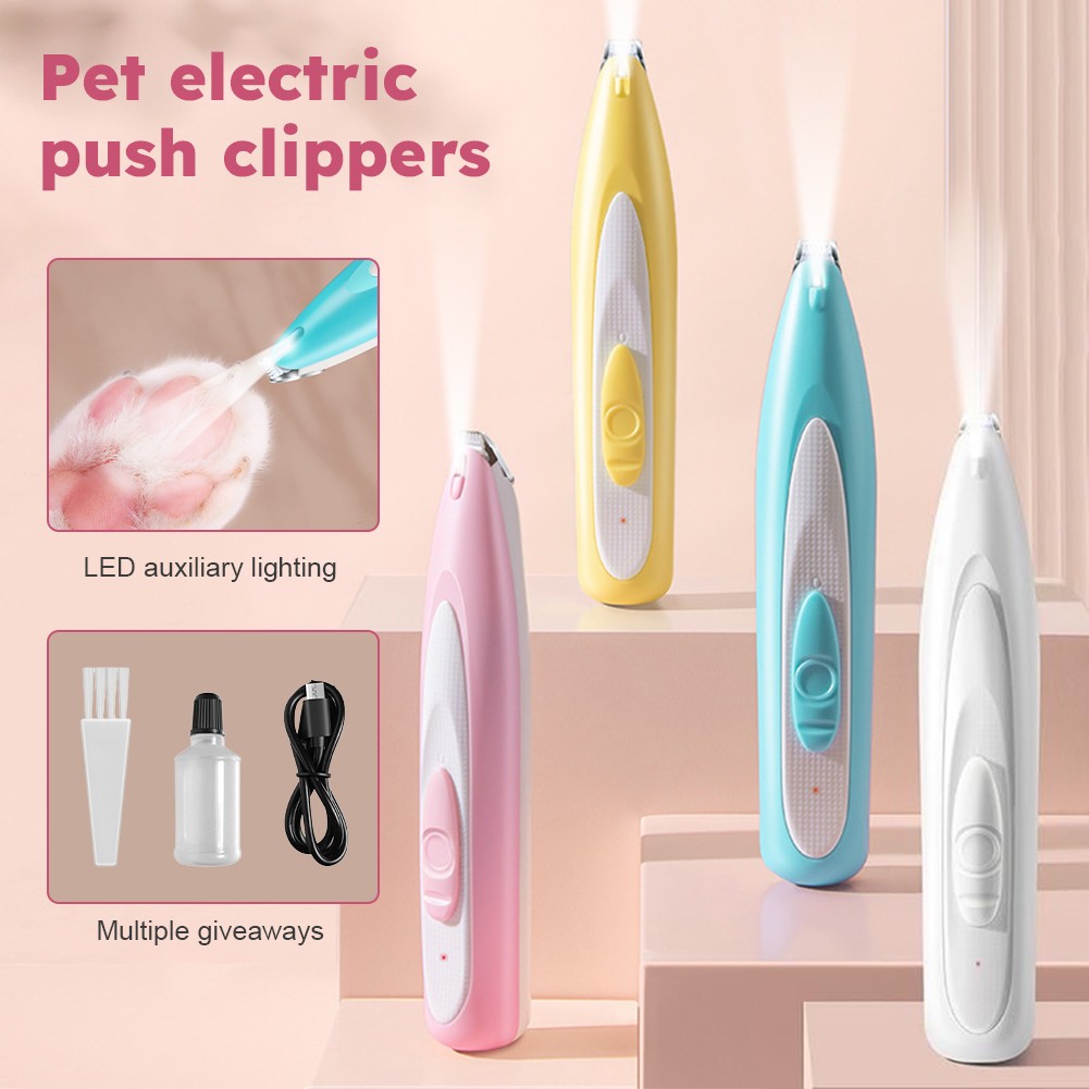 Pet Shaver Razor Mute Dog Cat Paw Shaver Foot Hair Trimmer Clipper Pet ...