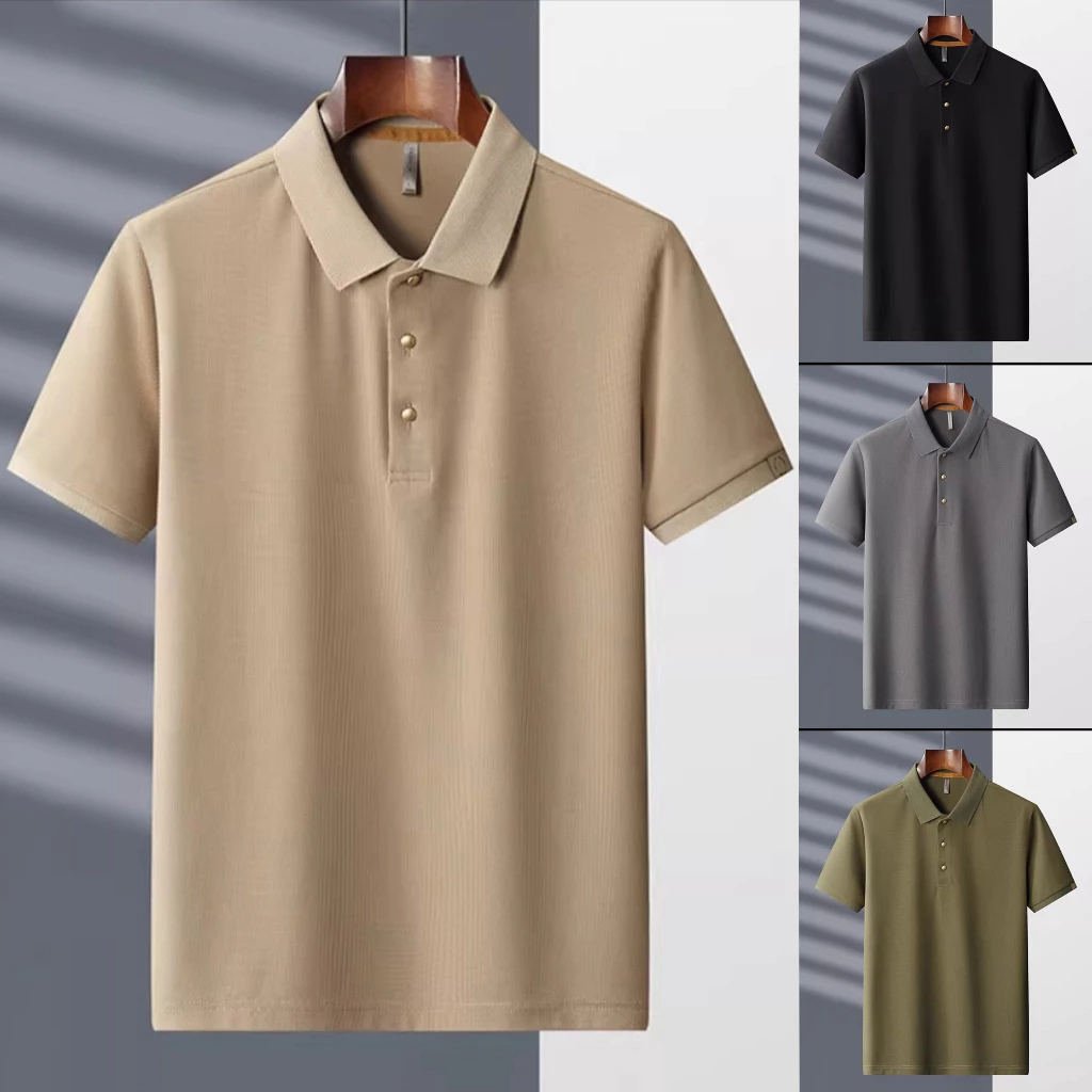 SH New Korean Classic Short Sleeve Polo For men | Shopee Philippines
