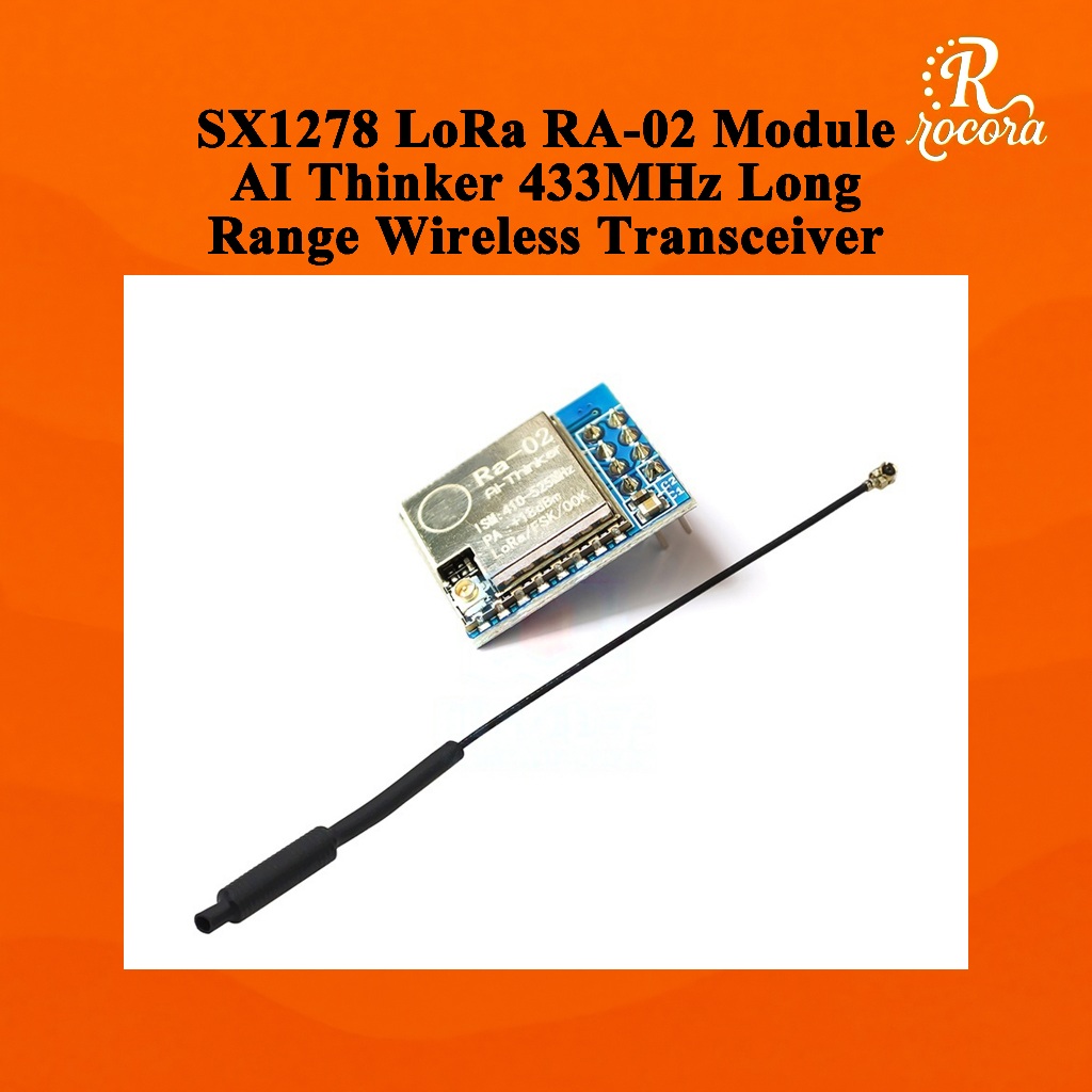 SX1278 LoRa RA-02 Module AI Thinker 433MHz Long Range Wireless Transceiver for Arduino IoT ...