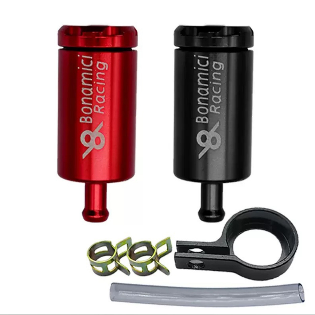 Bonamici CNC aluminum oil tank For motorcycles, racing + 10cm long ...