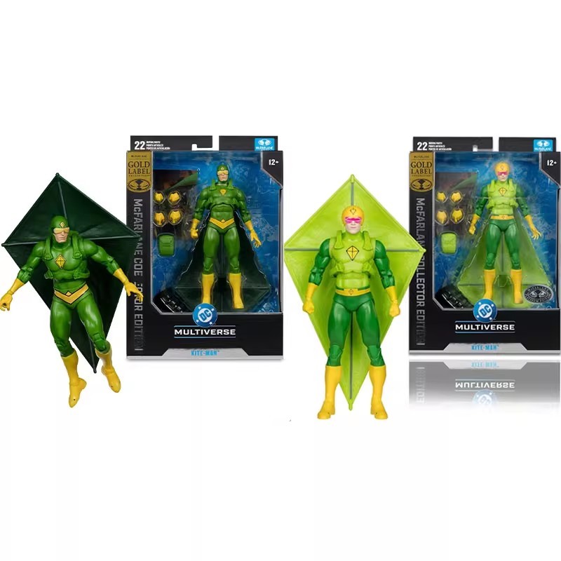 McFarlane Collector's Classic Kite Man Regular Edition Variant 1/10 ...