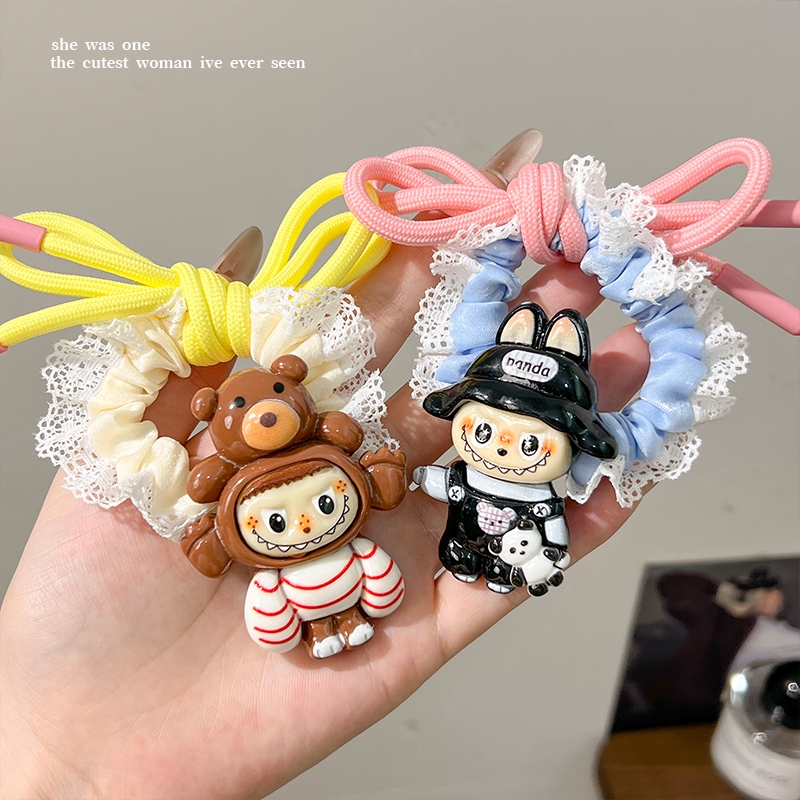 Cute Cartoon Three-Dimensional labubu labubu Headband Korean Influencer ...