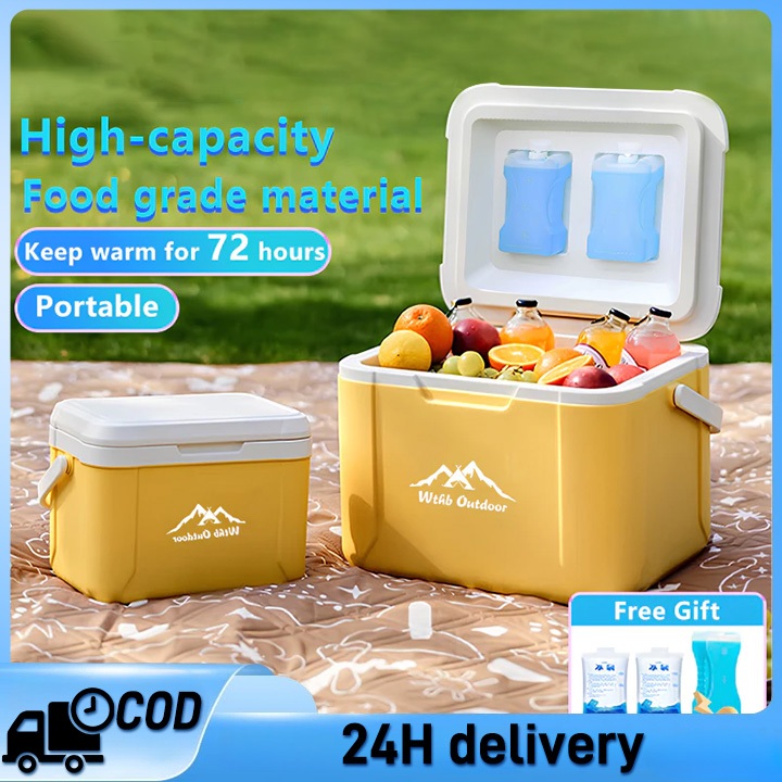 Upgrade Outdoor Cooler Ice Box Chest Insulated 6L 10L 16LCamping ...