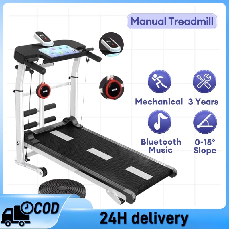 Multifunctional home treadmill,foldable walking machine,adjustable ...