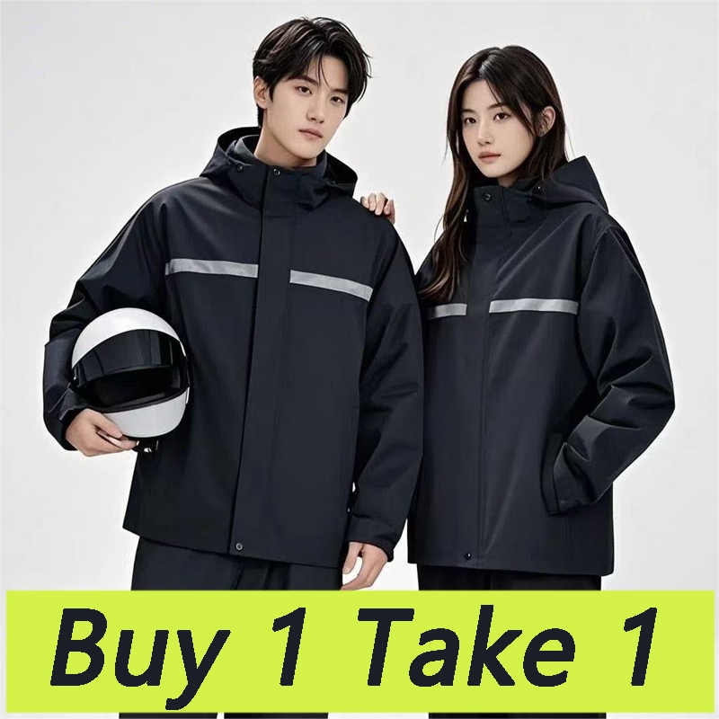 High-Quality Waterproof Motorcycle Raincoat With Reflector Rainsuit ...