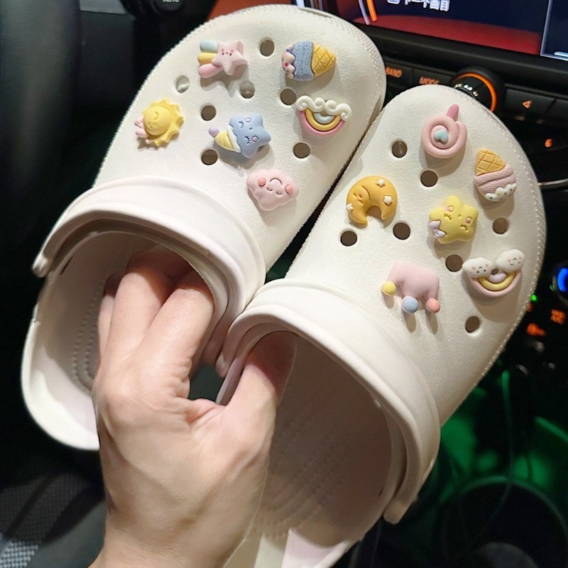 Cute Sunflower Jibbitz Original Rainbow Cloud Jibits Croc Sun Shoe ...