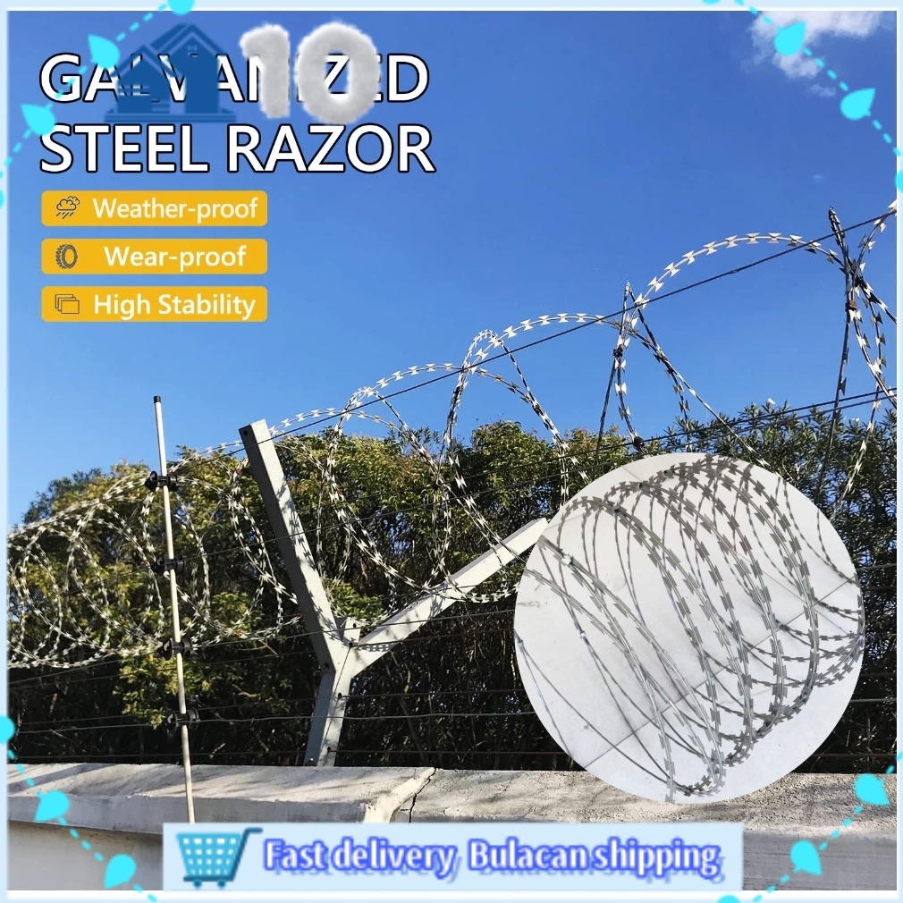 100M Barbed Razor Wire | Heavy Duty Combat Anti-Theft Fencing | Outdoor ...