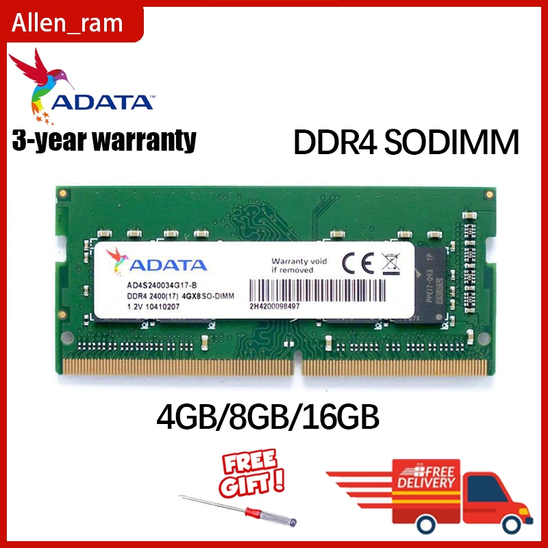 ADATA DDR4 RAM 8gb 4gb 16gb 3200mhz 2666mhz 2400mhz 2133mhz 1.2v 260PIN Notebook for ram SODIMM ...