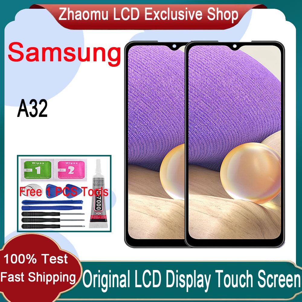 Original Samsung Galaxy A32 4G 5G LCD Display Touch Screen With Frame ...
