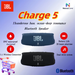 JBL Charge 5 Portable Speaker with PartyBoost - Ideal for Outdoor ...