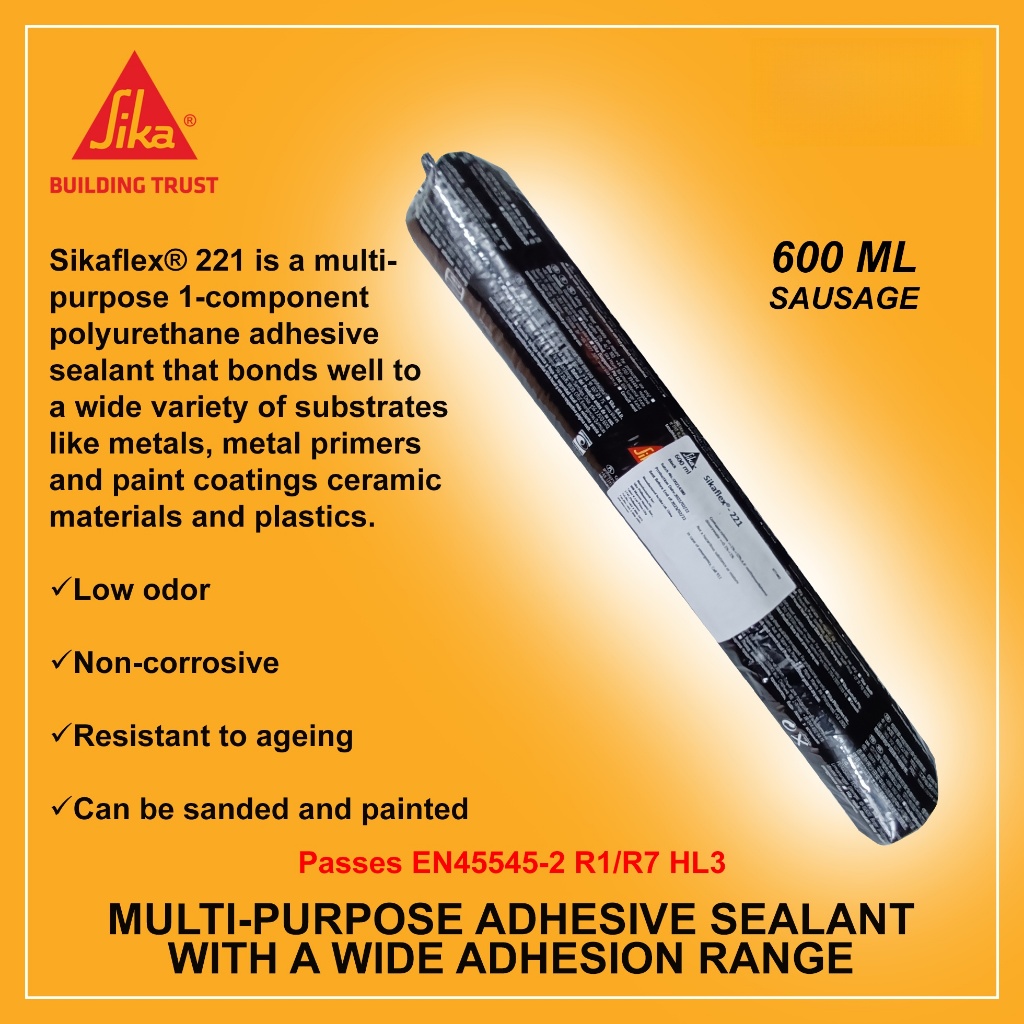 「COD」Sika Sikaflex 221 Multi-Purpose Polyurethane Sealant 600ML ...