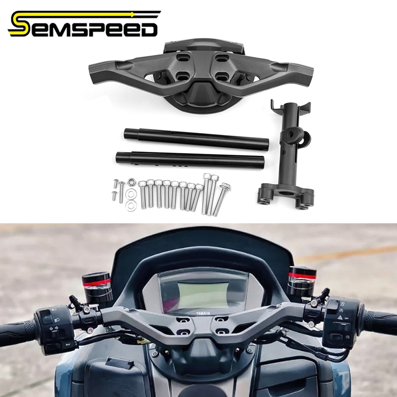 【SEMSPEED】For Yamaha NMAX 155 150 125 V2 2020-2024 Motorcycle Handlebar Motorbike Racing Handle ...