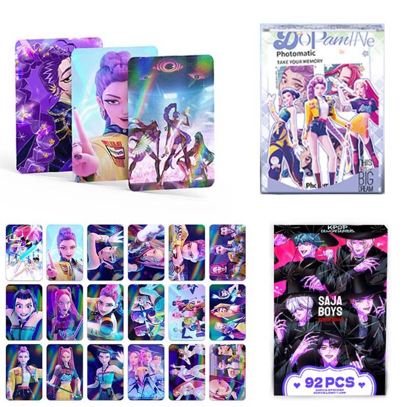 50pcs KPop Demon Hunters Photocard Huntrix Saja Boys Lomo Card Fans Collection Gifts | Shopee ...