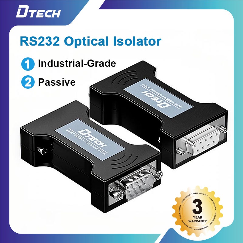 DTECH Passive RS232 optical electric Isolated protector for protecting ...