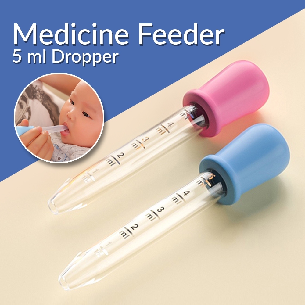 Multi-Purpose Liquid Dropper Safe Silicone Baby Medicine Feeder No BPA ...