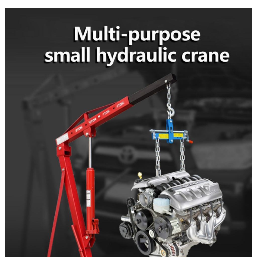 Folding hydraulic engine small crane Hanger Portable engine Loading ...