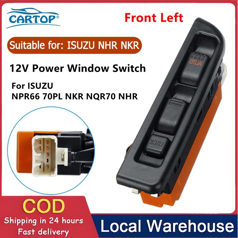 LHD Front left Driver Side Power Window Switch Single Switch For ISUZU ...